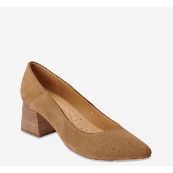 Nisolo | Shoes | New Nisolo Fiorella Pump Heels Suede Brown | Poshmark